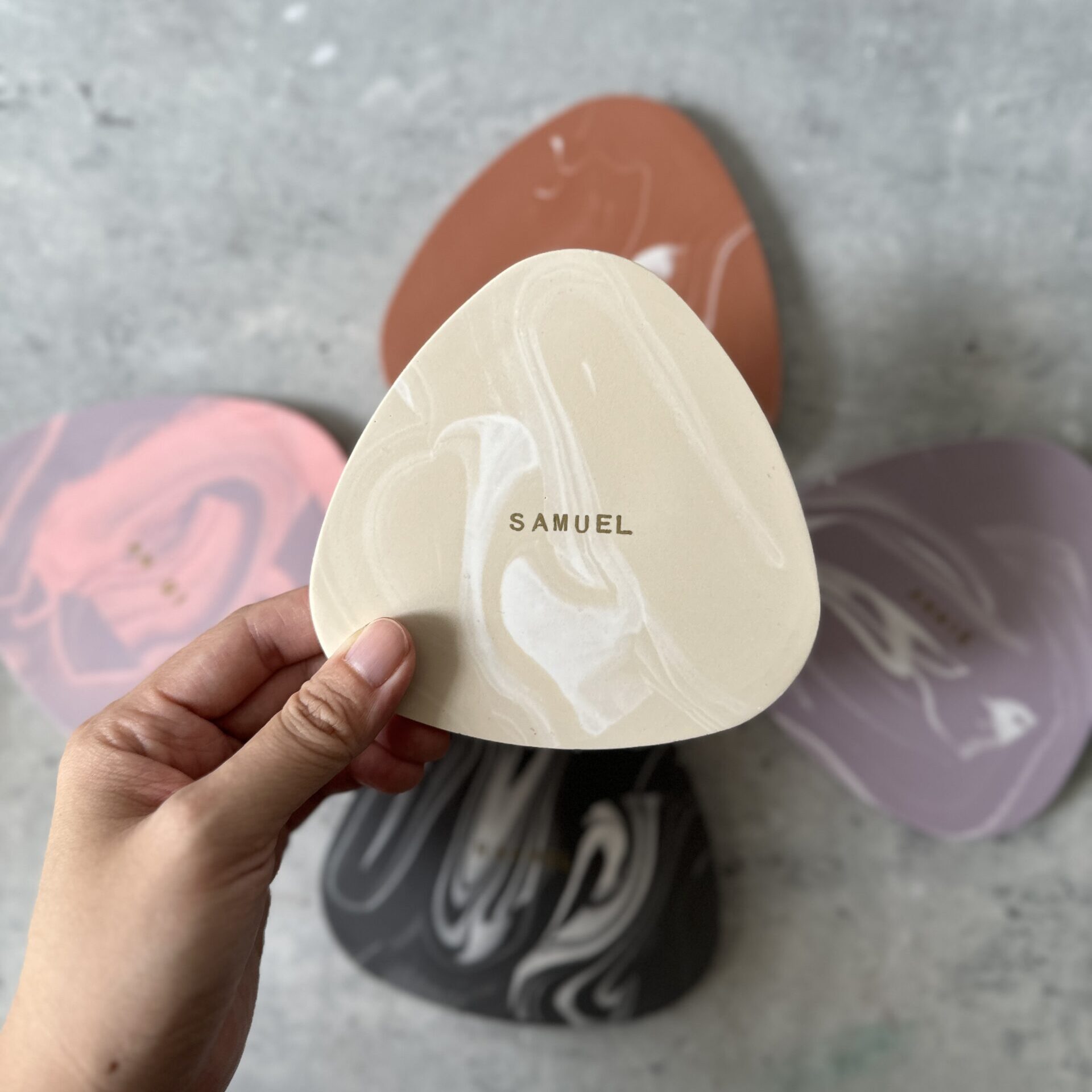 Trigonal Coaster (Terrazzo) – Jhoou Studio