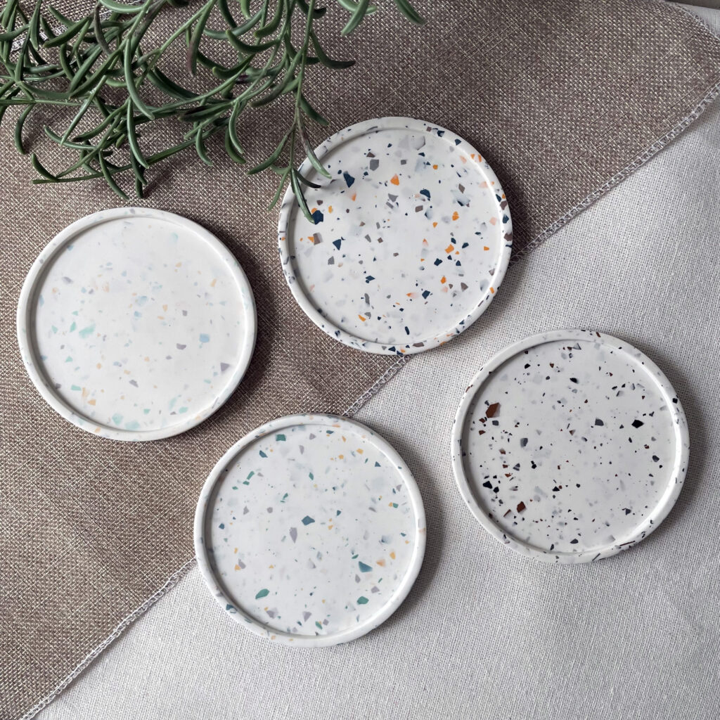 Round Coaster (Terrazzo) – Jhoou Studio
