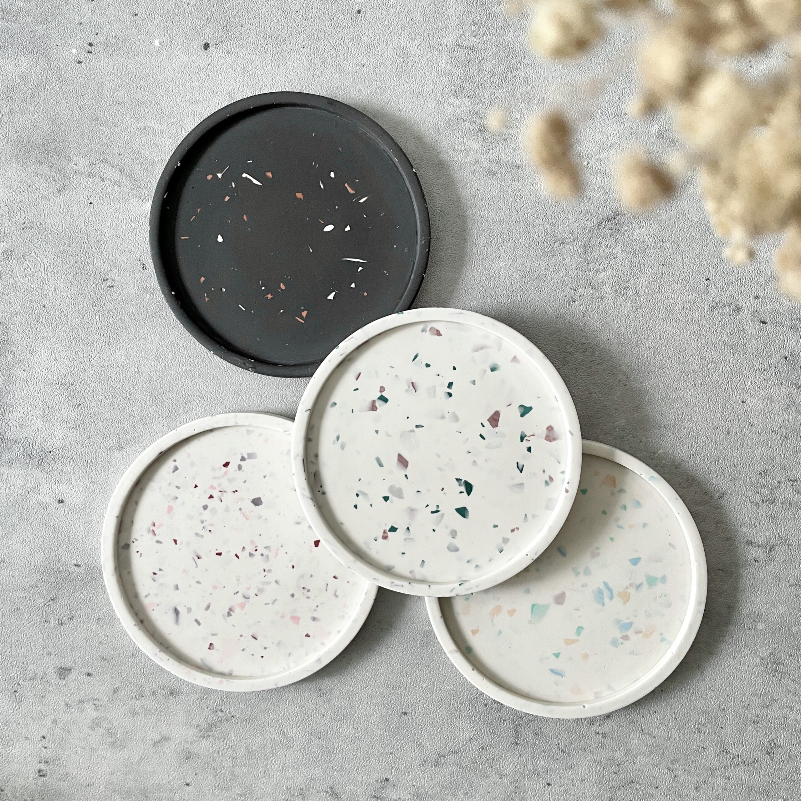 Round Coaster (Terrazzo) – Jhoou Studio